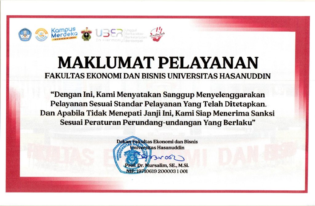 FEB UNHAS – Fakultas Ekonomi dan Bisnis Universitas Hasanuddin