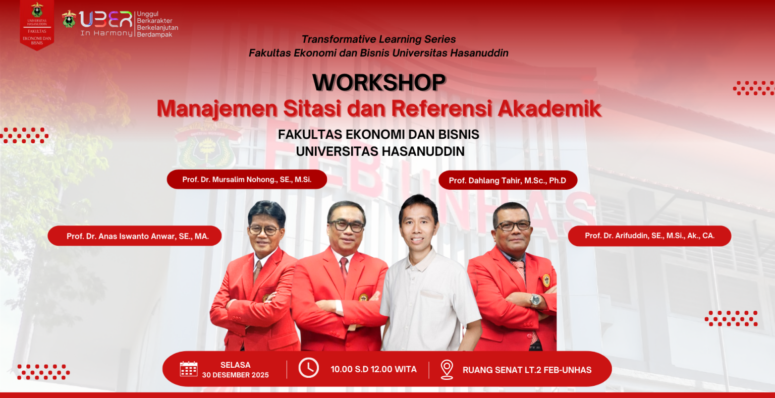 FEB UNHAS – Fakultas Ekonomi dan Bisnis Universitas Hasanuddin